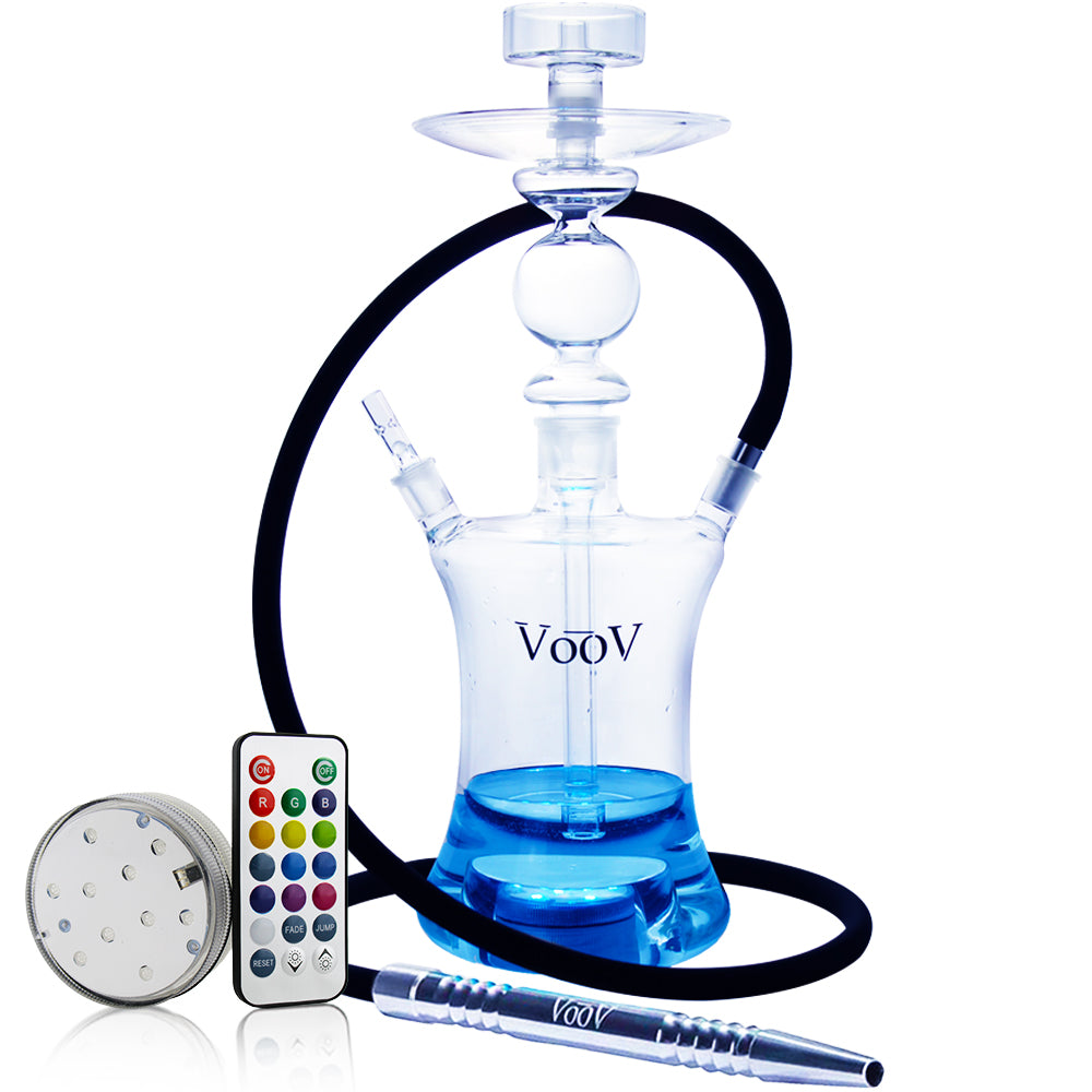 VooV Handmade All Glass Hookah Set - Sheikh